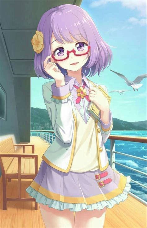 Top 99 avatar ảnh anime nữ cute đeo kính đẹp nhất hiện nay