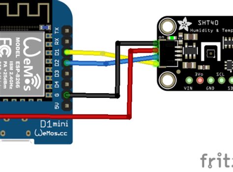 SHT Temperature Humidity Sensor And ESP Example Using The Arduino IDE Humidity Sensor