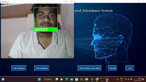 Face Recognition Based Attendance System Using Python