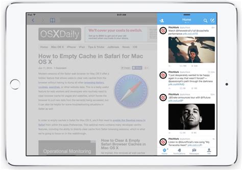 how to use slide over multitasking on ipad with ios 10