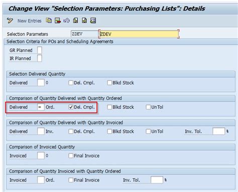 My View To Prepare A Report For All Completed PO N SAP Community