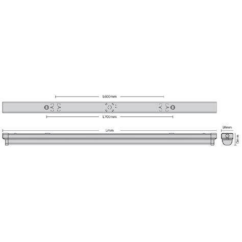 Red Arrow 4ft 20w Sabre Cct Led Batten Single Sb41 Cct Tew Electrical