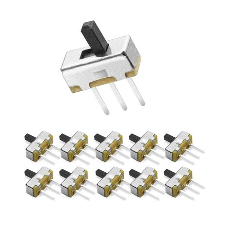 On Off Switch Spdt Micro Switch Mini Switches Small Slide Toggle 1p2t For Pcb Arduino
