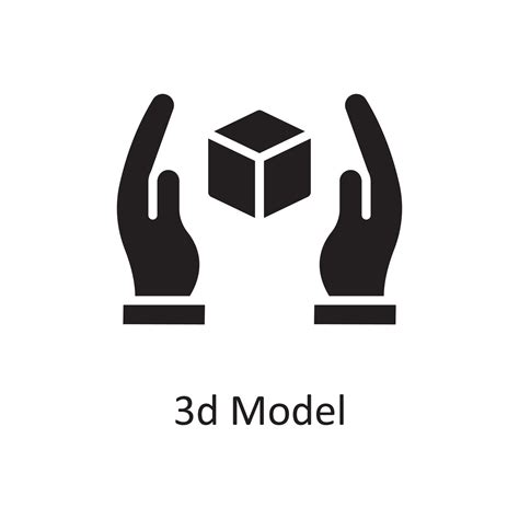 3d Model Vector Solid Icon Design Illustration Design And Development