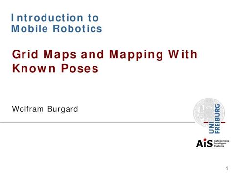 Pdf Introduction To Robot Mapping Mobile Rmatikuni Freiburgdeteachingss20