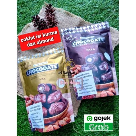 Chocodate Chocolate Filled With Dates And Almonds By Hajj And Umrah 250 Gr Shopee Philippines