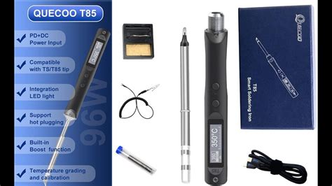 Quecoo T85 Smart #soldering Iron kit review انتخاب صحیح و کاربردی هویه ...
