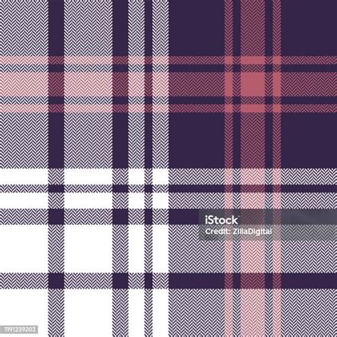 격자 무늬 패턴입니다 플란넬 셔츠 담요 던지기 이불 커버 또는 기타 현대적인 가을 겨울 패브릭 디자인의 보라색 분홍색 및 흰색의