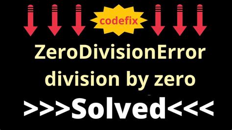 avoiding zerodivisionerror in python youtube