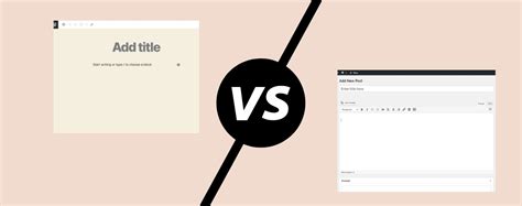 Block Editor Vs Classic Editor What Are The Differences