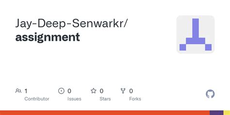 Github Jay Deep Senwarkrassignment