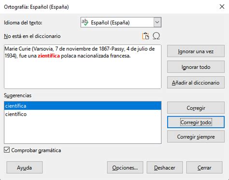 14 Spell Check Writer 7 Tutorial Picuino
