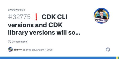 Cdk Cli Versions And Cdk Library Versions Will Soon Diverge · Issue