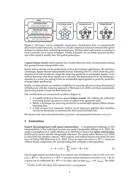 sparse feature circuits discovering and editing interpretable causal