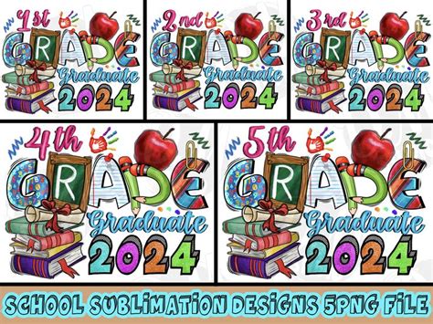 Graduation 2024 Bundle Png Peace Out School Png Last Day Of School