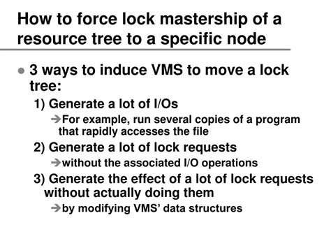 Ppt Openvms Distributed Lock Manager Performance Powerpoint