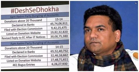 Aap Hid Donations Laundered Money Converted Black Money To White