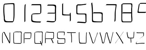 CLOCK Font FFonts Net