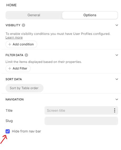 How Can I Share A Detail Pages Publicly But Keep The Collection Screen