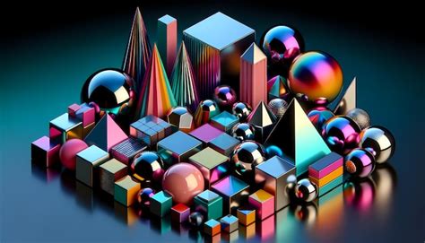 Premium Photo Isometric Cubes Colorful Cubes 3d Geometric Background 3d Art With Colourful