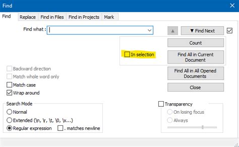Copying Range Of Lines From Search Bar · Issue 11224 · Notepad Plus