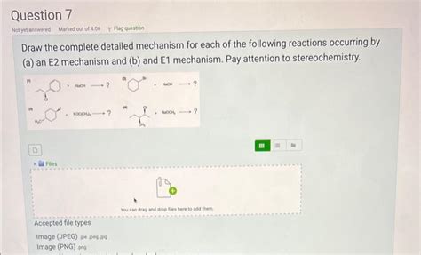Solved Draw the complete detailed mechanism for each of the | Chegg.com