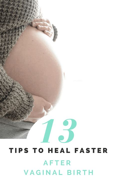 How To Heal Faster After Vaginal Birth
