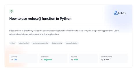How To Use Reduce Function In Python Labex