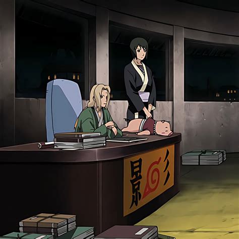 Tsunade Shizune Tonton Anime