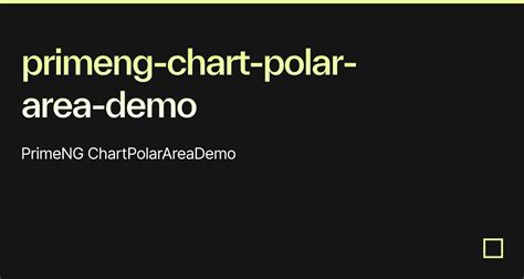 Primeng Chart Polar Area Demo Codesandbox