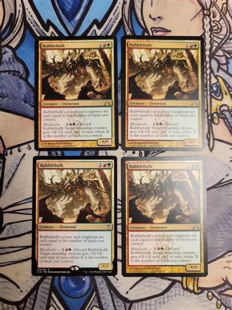 4 X Ensembles Mixtes Rubblehulk Lpmp Mtg Magic Eur 208 Picclick Fr