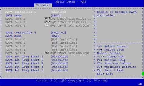 Why Fwa 5072 And Fwa 6072 Can Not Set Two Sata M2 Modules As A Raid