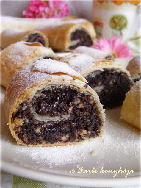 Barbis Kitchen Pik Pak Strudel Poppy Seed And Walnut Orange Chocolate Filling Ricette Torte