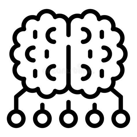 Factory Brainstorming Icon Outline Vector Industry Engineer Stock Vector Illustration Of