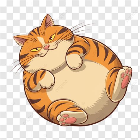 Lazy Cat Clipart