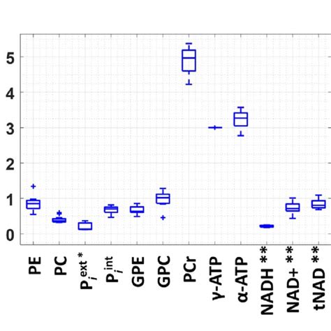 Relaxation Corrected Lcmodel Quantification Results From Spectra