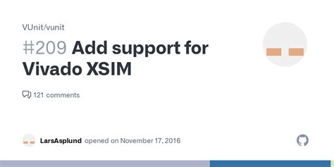 Add Support For Vivado Xsim · Issue 209 · Vunitvunit · Github