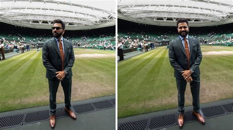 Rohit Sharma উইম্বলডনের গার্ডেনে ঘুরে বেড়ালেন ভারতের বিশ্বজয়ী
