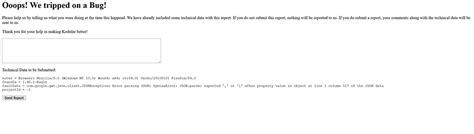 Ooops We Tripped On A Bug Message And DX Execution Failed Error Bugs Kodular Community