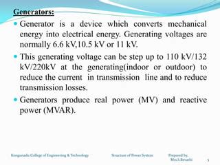 Structure Of Power System PDF