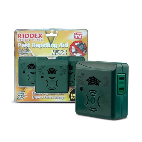 Riddex® SonicPlus Ultrasonic Pest Repeller, Protect Against Rodents and ...