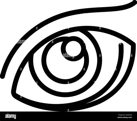 Human Eye Icon Outline Human Eye Vector Icon For Web Design Isolated