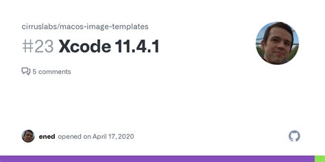 Xcode 1141 · Issue 23 · Cirruslabsmacos Image Templates · Github