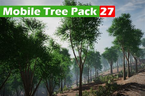 Mobile Tree Pack 27 3d Trees Unity Asset Store