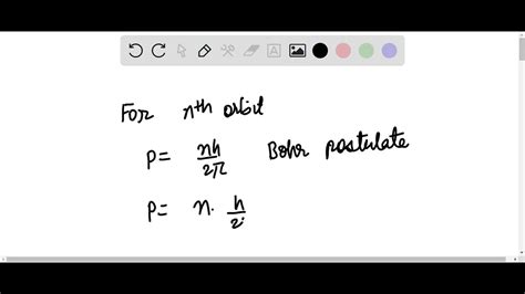 According To Bohrs Atomic Model Angular Momentum Of Electron In Nth