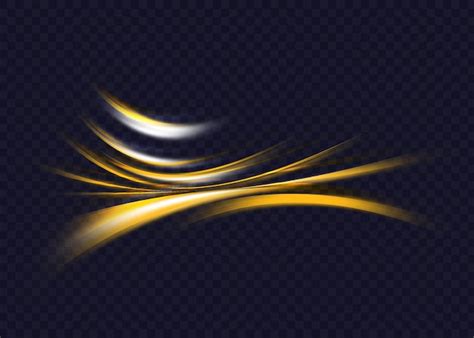 Premium Psd Curve Light Lines Effect