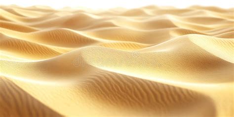 Golden Desert Sand Dunes Background Stock Illustration Illustration