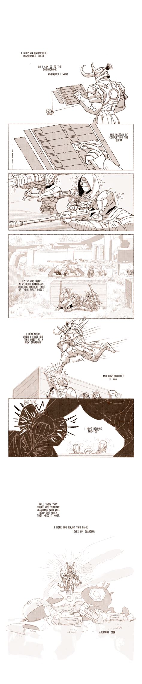 Helping New Lights Submitted By Deers Community Bungie Net Destiny Game Destiny Comic