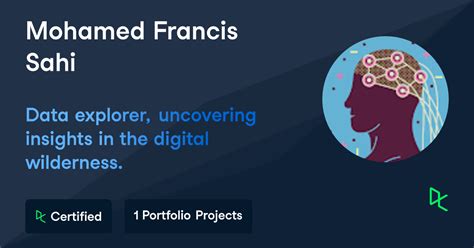 Mohamed Francis Sahi Data Scientist