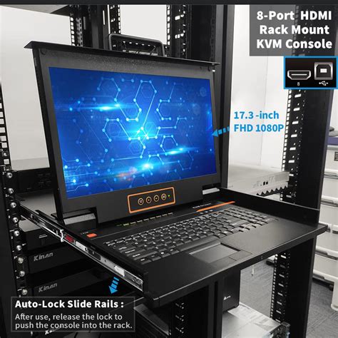 Buy Kvm Console Full Hd Inch Port Hdmi Rack Mount Kvm Drawer U Server Rack Mountable